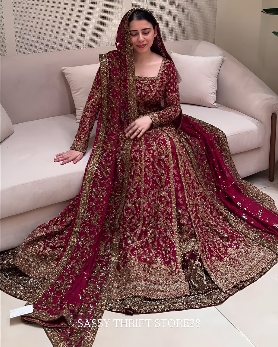 Zeeshan Danish - New Red | ZD-NR-099 – Sassy Studio